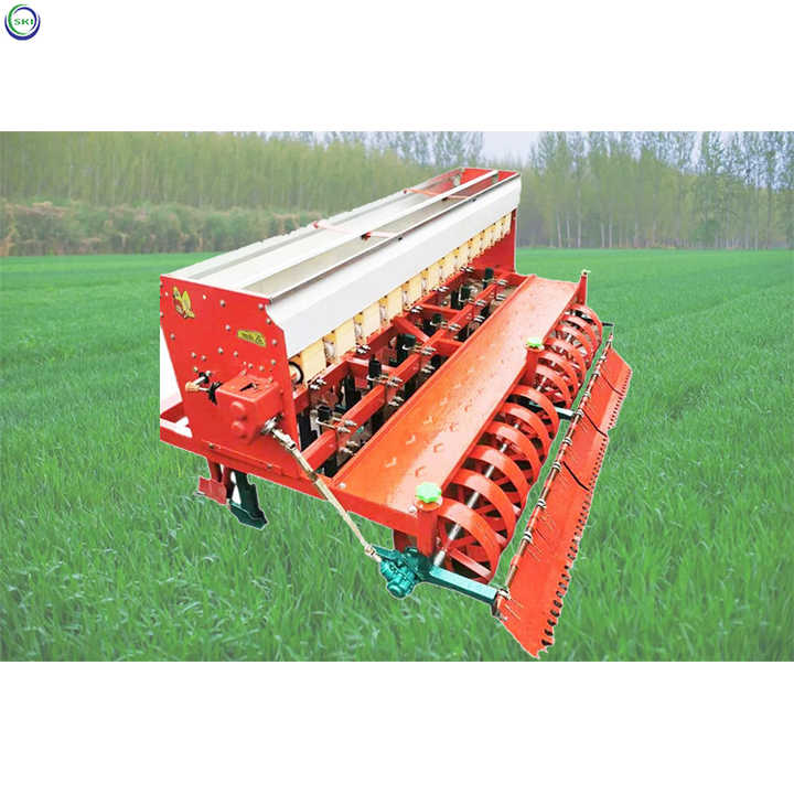 Grass Planting Machine With Fertilizer 10 Rows Wheat Seed Planting ...