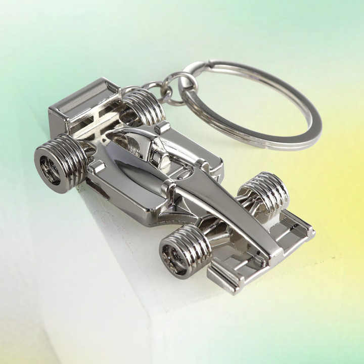 Custom 3D F1 Race Car Keychain Luxury Vintage Style Alloy Material ...