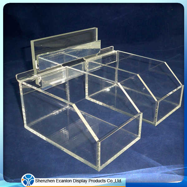 Wall Mounted Clear Acrylic Display Box with Lid - Ecofriendly