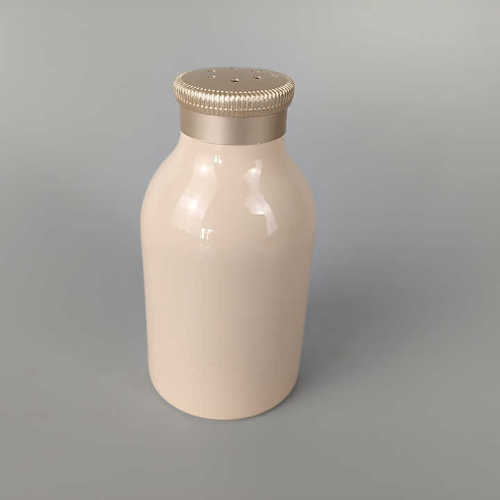 OEM Recycle Aluminum Silver Cosmetic Powder Container Bottle with ...