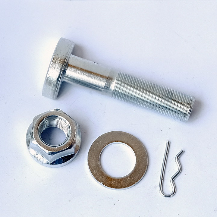 Heavy truck auto parts electroplated wheel bolt bolt on hub M20X2.0X130 ...