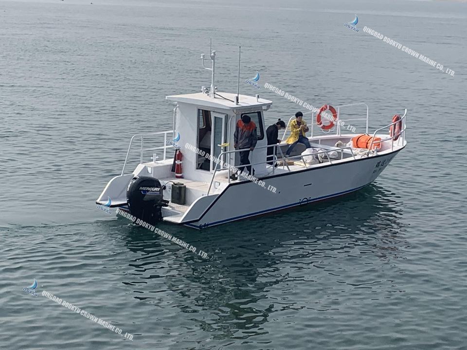 DK-WR 34 Robust 34ft Aluminum Alloy Work Boat | 24 Knots Max Speed for ...