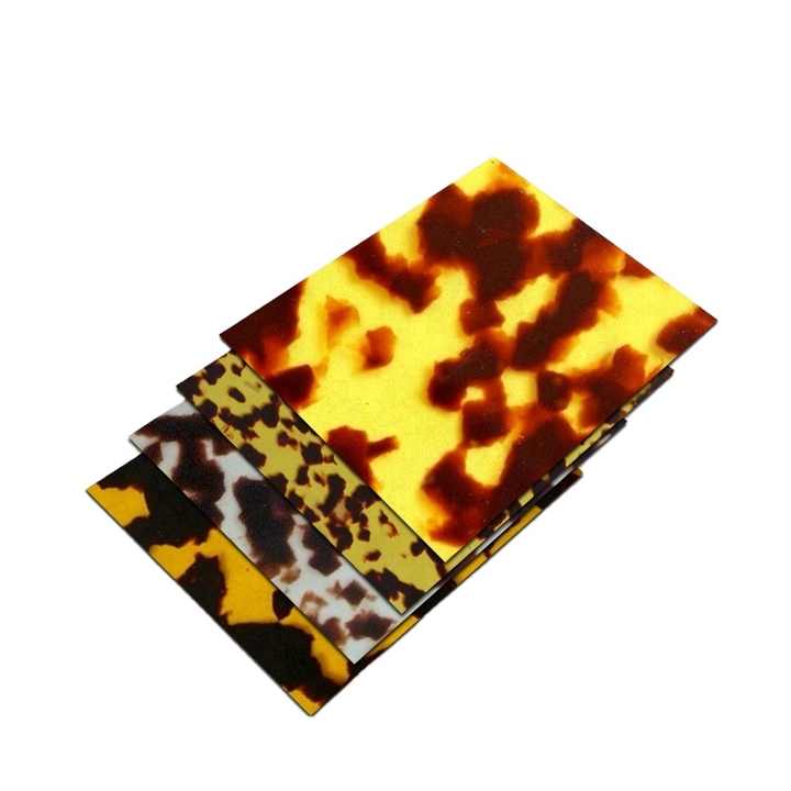 Customizable Turtle Shell Celluloid Sheets for Eyeglass Frames