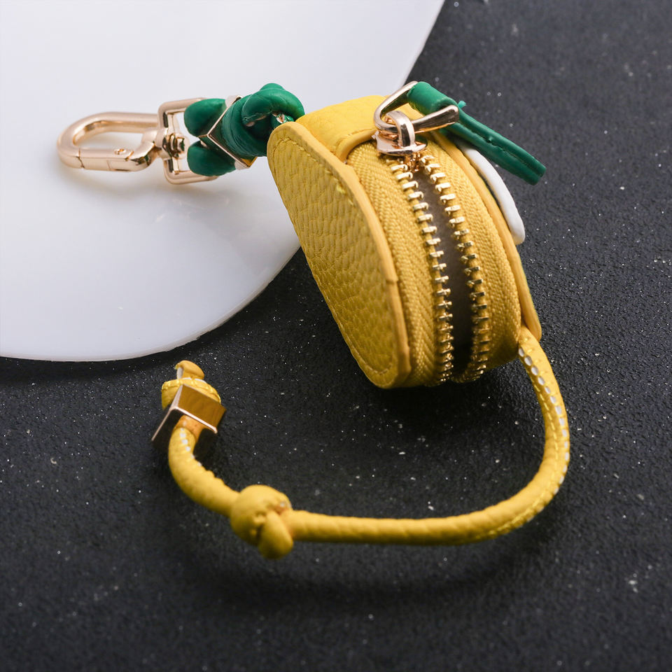 Wholesale Cartoon Cute Butterfly Bee Ladybug Mini Coin Purse Keyring PU ...