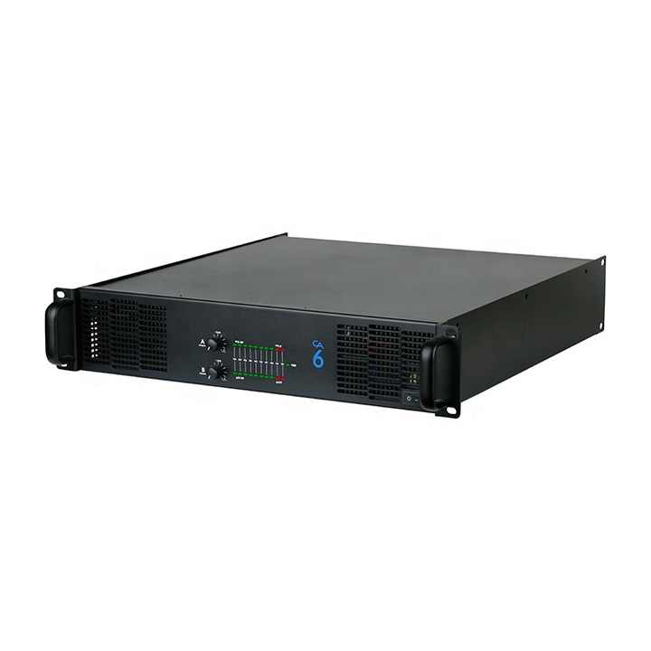 CA Professional Dual Channel Power Amplifier 2U DJ Audio with Metal ...