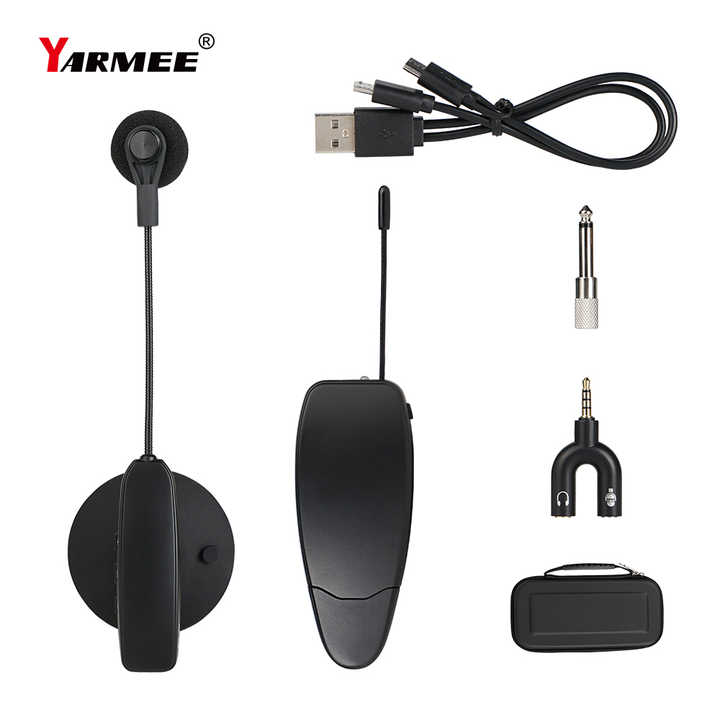 For YARMEE YW11 Wireless Lavalier Microphone Cardioid Polar Pattern for ...