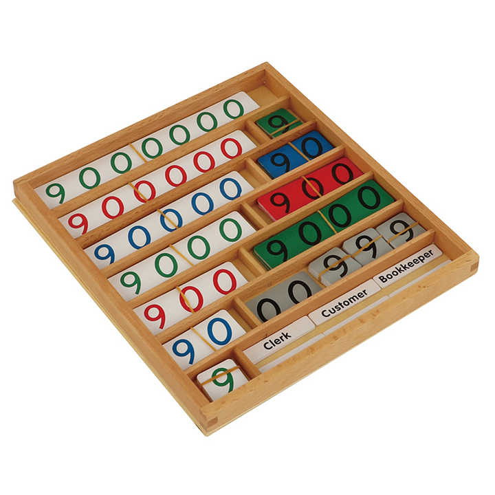Bank Game Montessori - Educational Wooden Toy for Kids