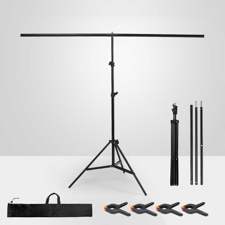 Backdrop Stand Photo Studio Backgrounds Stand Kit for Photography Props ...