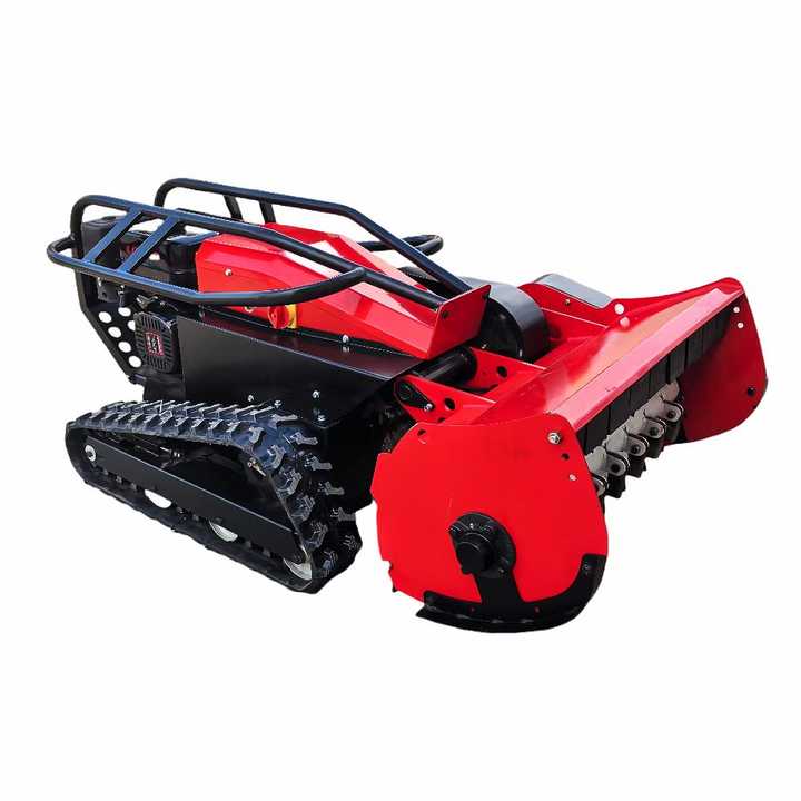 800mm 22hp Remote Control Flail Mower - Efficient Grass Cutting
