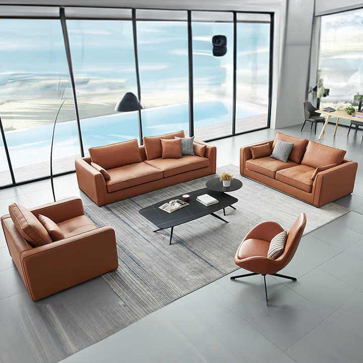 Modern Office Reception Sofa Set Furniture Lounge Executive Sofa ...