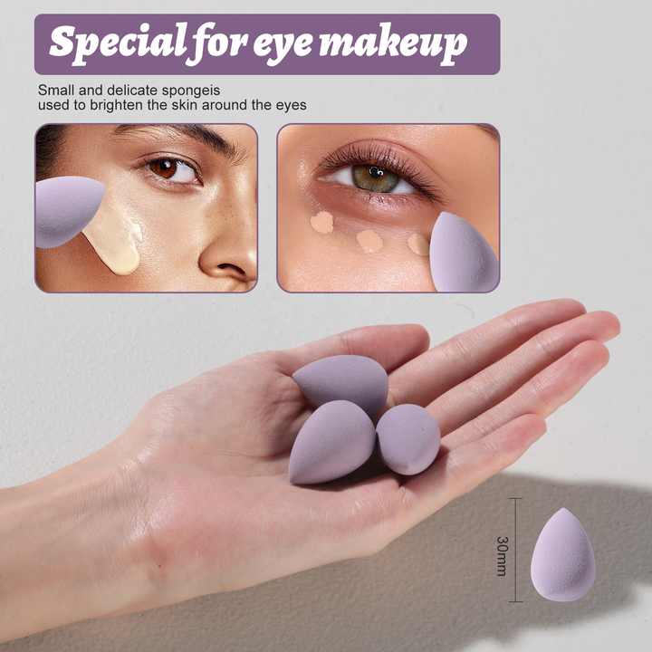 BS-MALL 14PCS Face Foundationg Sponge Set Multicolor Makeup Blending ...