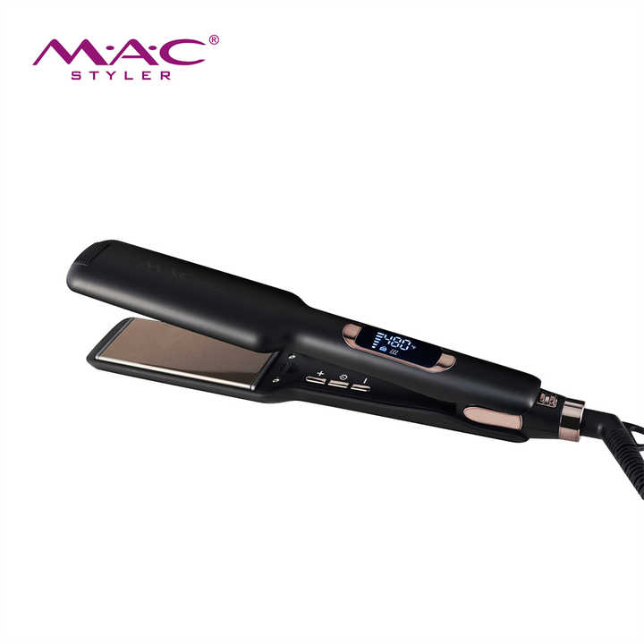 MAC Styler Custom Flat Irons Wide Plate Titanium Flat Iron MCH Planchas ...