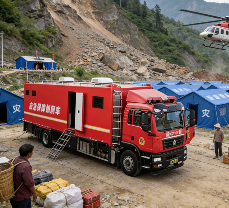 Modified Truck, 10-person Toilet Truck, Mobile Toilet Truck, Customized ...