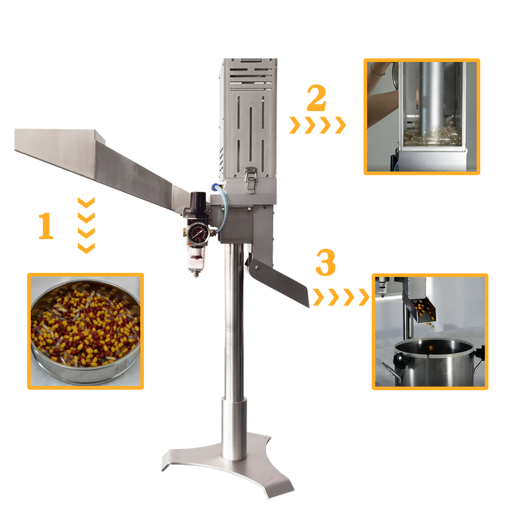 JMJ-3 Small Capsule Polishing Machine Mechanical Capsule Polishing ...