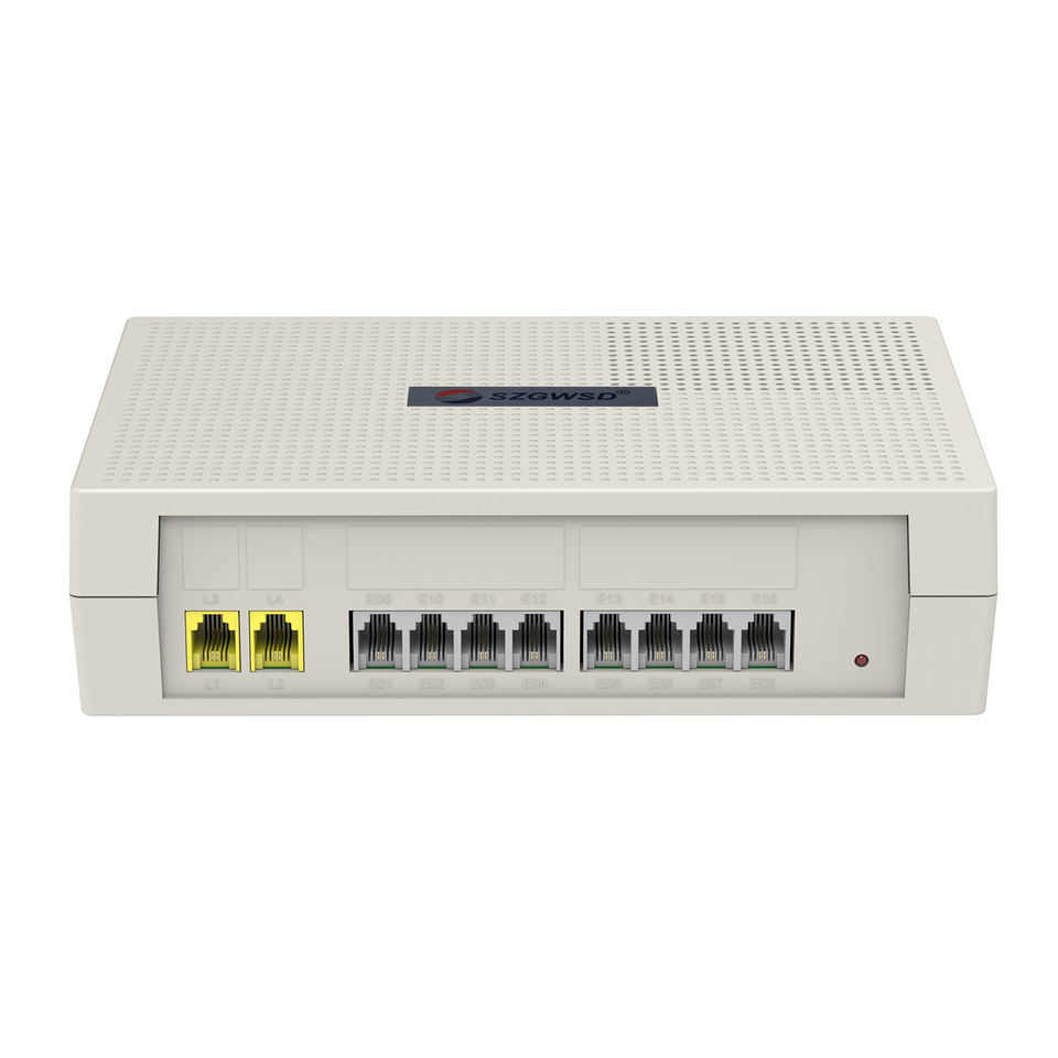 PBX Mini Access Point Telephone Exchange 2 External Lines 8 Extensions ...