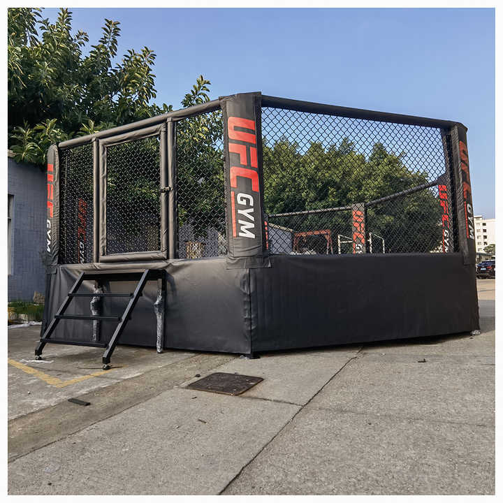 Custom Size Pro Mma Elevated Competition Official Fight Cage Platform ...