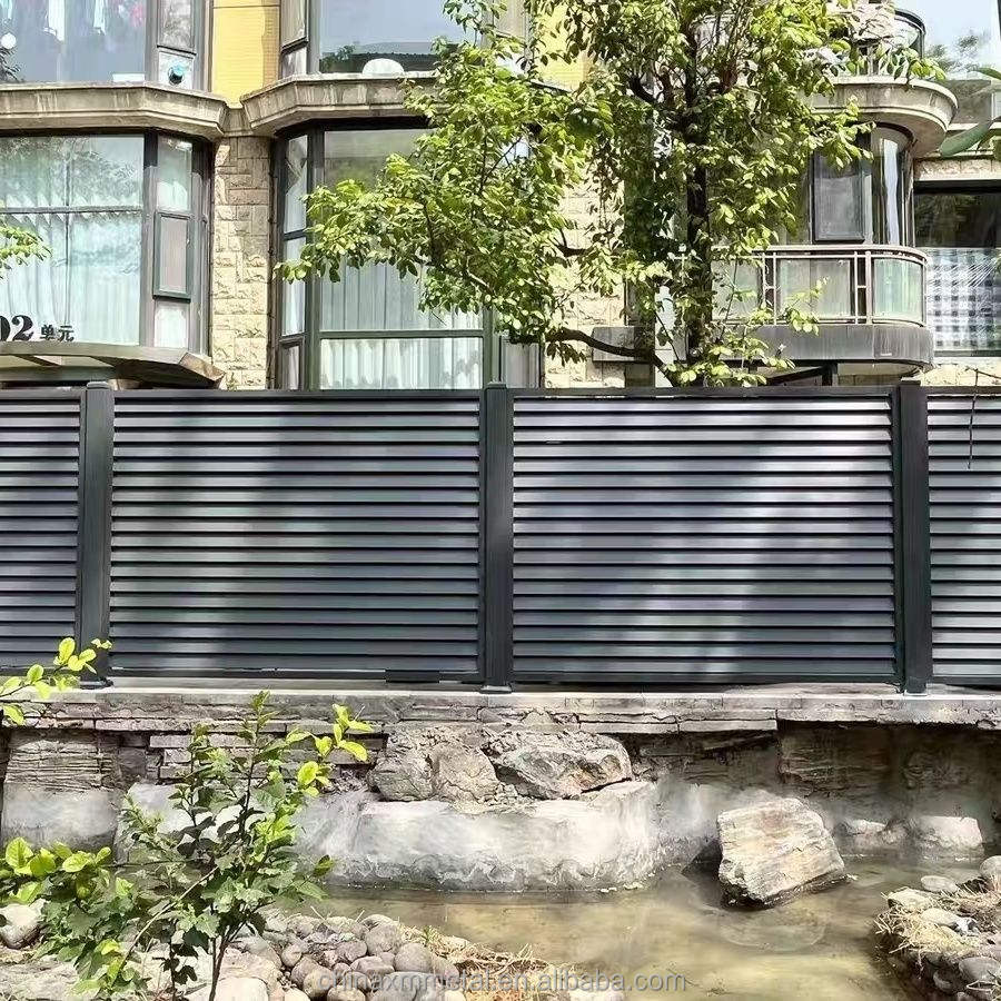 Aluminum Garden Fence Slats Trellis Gates Wholesale Composite Fence ...