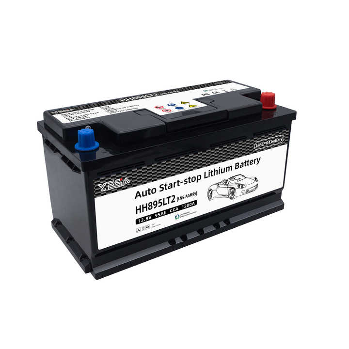 Top Performance Efficient 12V 50Ah LiFePO4 Automotive Battery New Start ...