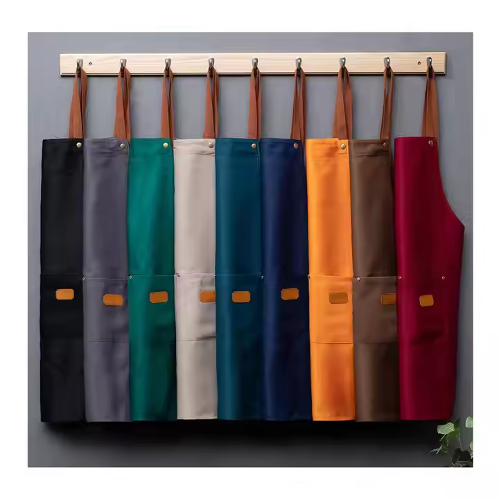 Factory Direct Stain resistant blue print Art apron Family Restaurant ...