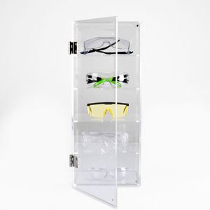 Buy Freestanding clear plexiglass display case with locks with Custom ...