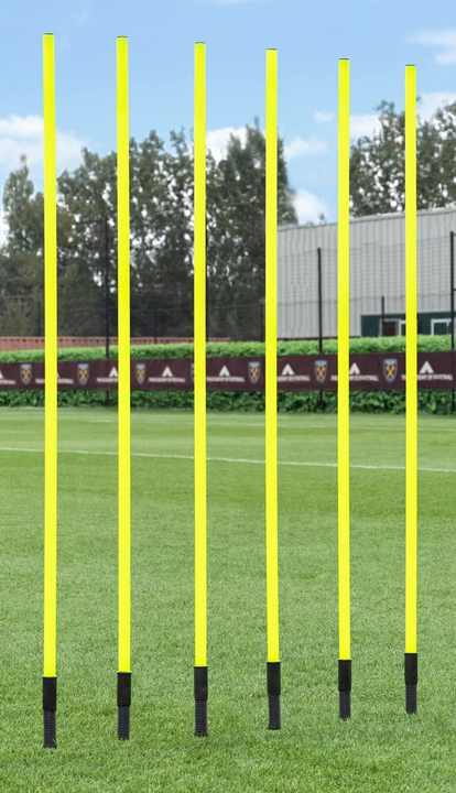 Soccer Training Equipment - Agility Salom Poles Set