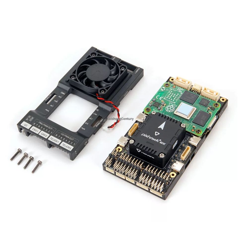 HolyBro Pixhawk RPi CM4 Baseboard with Pixhawk 6X Flight Controller ...