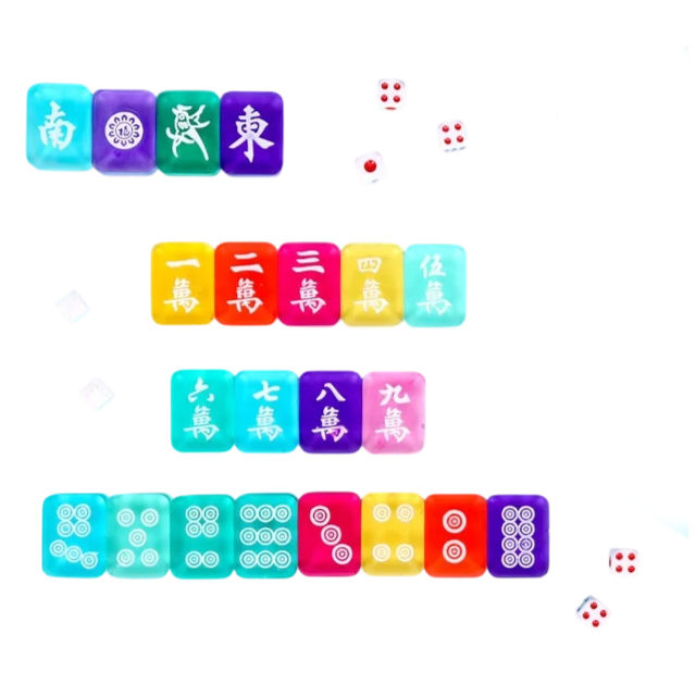 Engraved logo Mahjong Tiles OEM ODM Resin Epoxy Bespoke Artwork Juegos ...