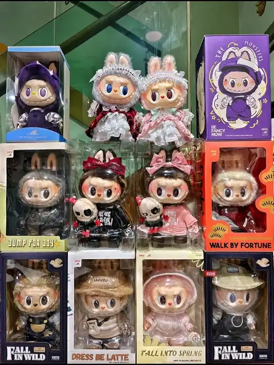 LABUBU Flip with Me the Monsters Mokoko Close Sweet Vinyl Action Figure ...