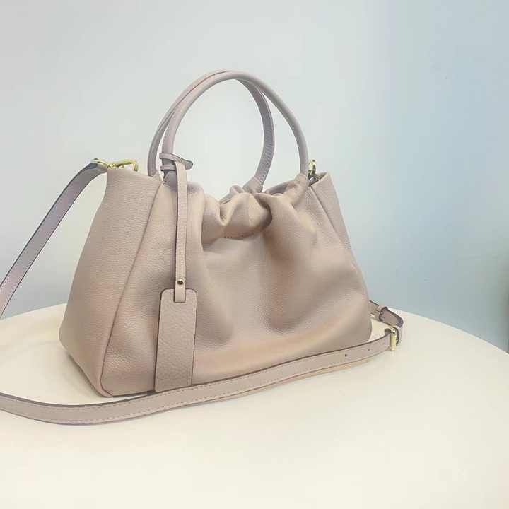 Summer Simple Genuine Leather Handbag Casual Fashion All-match General ...