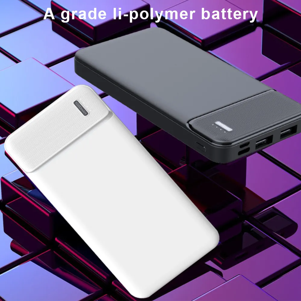 Portable 10000mAh Power Banks Custom Logo Fast Charging Micro USB Input ...