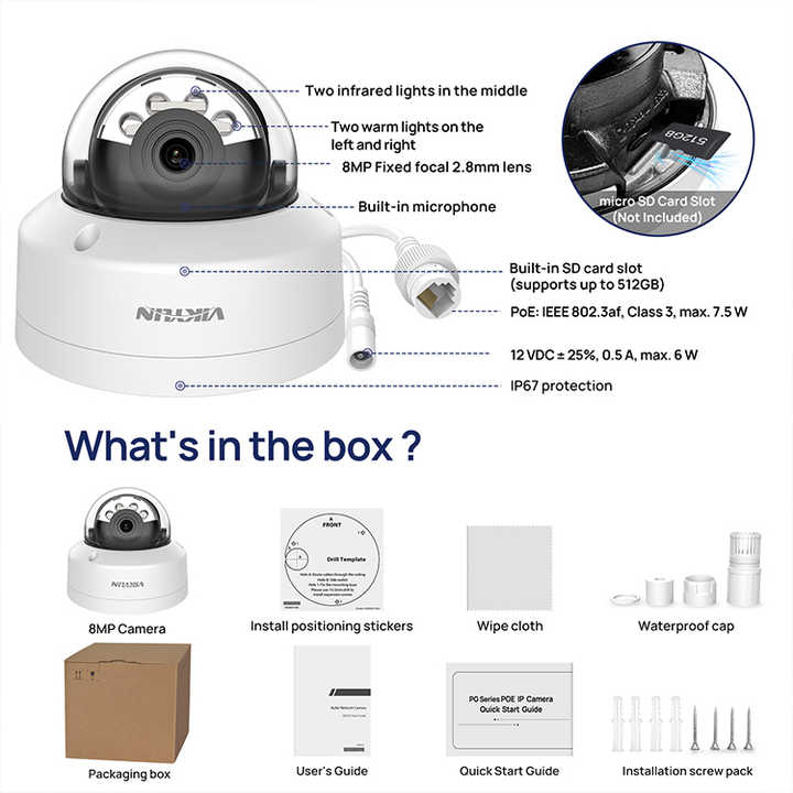 Hik 4MP Colorvu Camera with Smart Hybrid Light DS-2CD1147G2H-LIUF