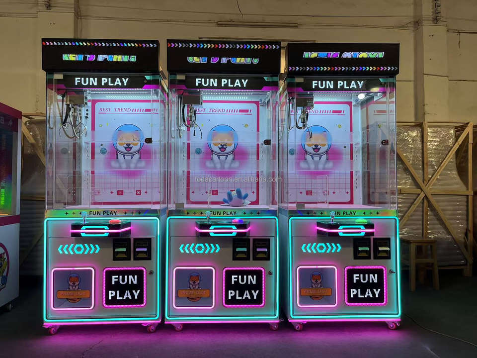 Toda Claw Machine With Bill Acceptor – Coin-Operated Crane Game for ...