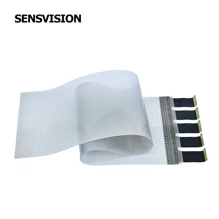 90%Transmittance Integrated LED Driver P10 Flexible Transparent LED ...