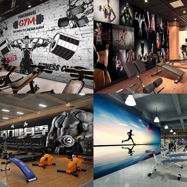 3D Gym Wallpaper - Boxing, Taekwondo, Yoga & Dance Studio