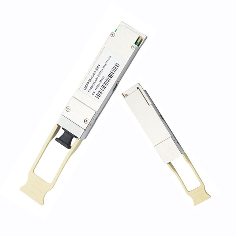 100G QSFP28 Optical Module with 850nm 100M MPO Port Bare Copper Fiber ...