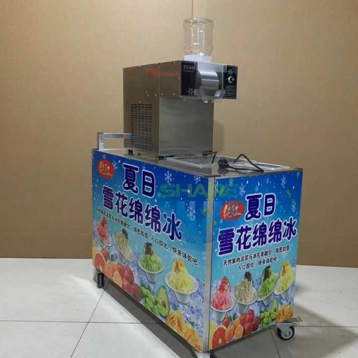 Fluffy Ice Maker Electric Commercial Shaved Ice Machine Snowflake Ice ...