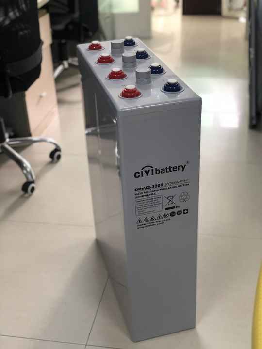 5500 Cycle Life at 70% DOD - 2V Opzv Battery 500ah-3000ah