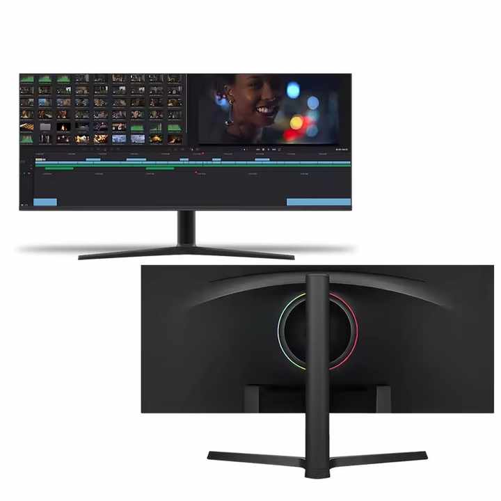 34 Inch Curved LED Ultrawide TV Monitor for Gaming & Esports 144Hz ...