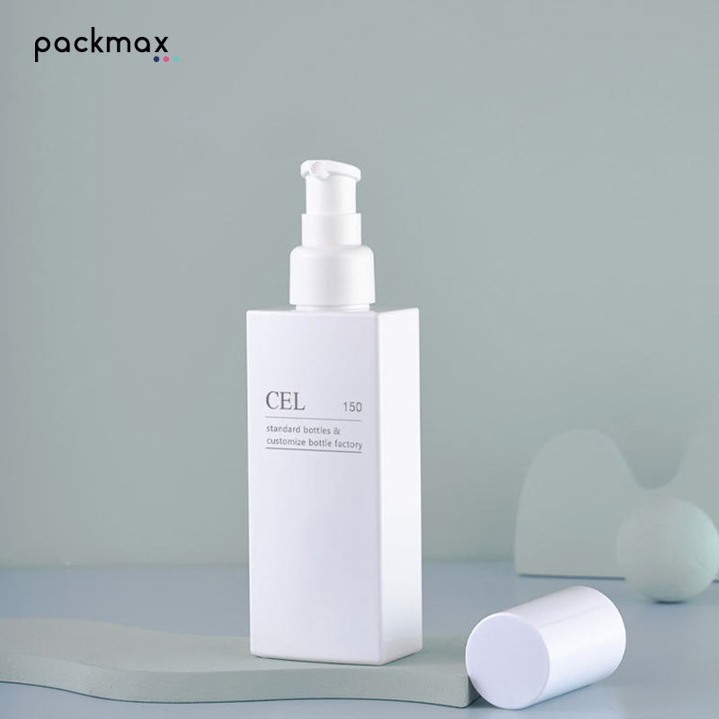 Square PETG 50ml-200ml lotion, serum & skincare bottles – refillable ...
