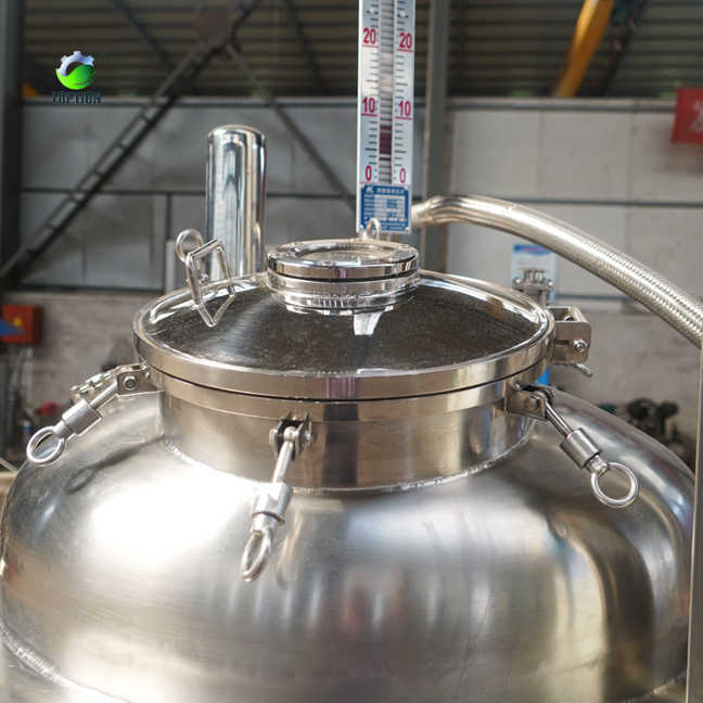 Tanque de acero inoxidable encamisado de 250L con enfriador para ...