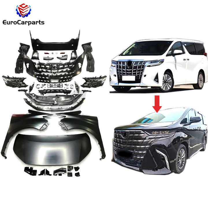 Full Set Body Kit for Alphard 30 to Alphard 40 2023 Year Car Modified ...