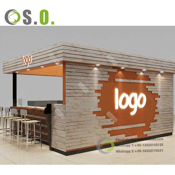 Custom Modern Milk Tea Store Interior Decoration