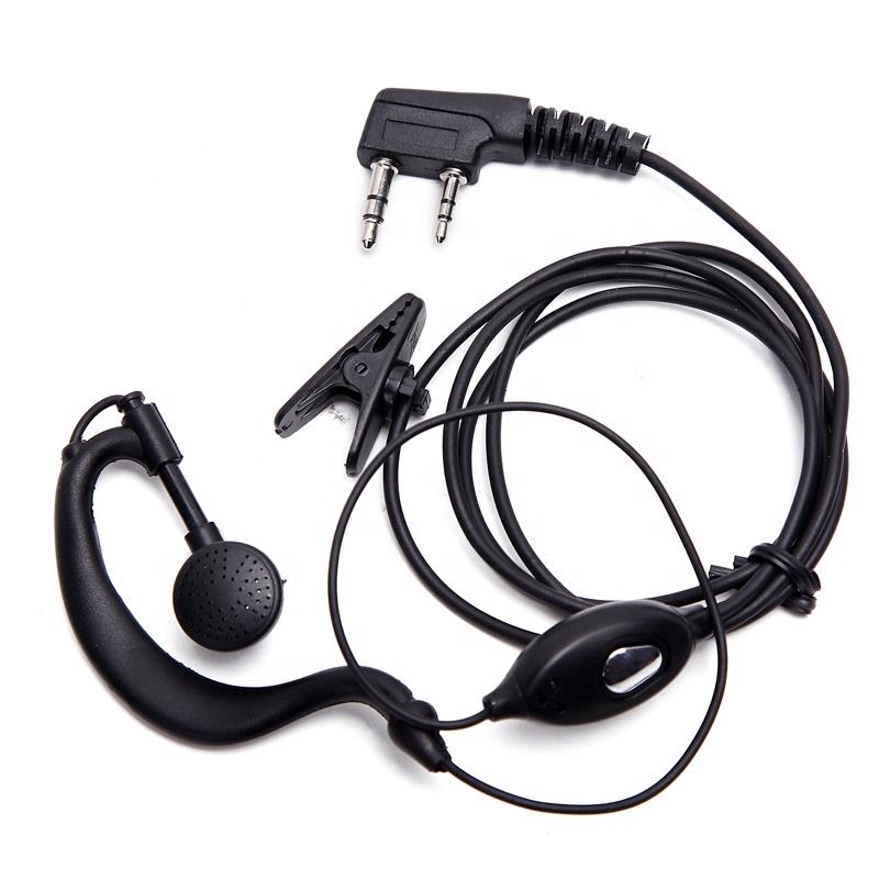 Baofeng Earphone - D-Shape Earpiece with PTT Microphone