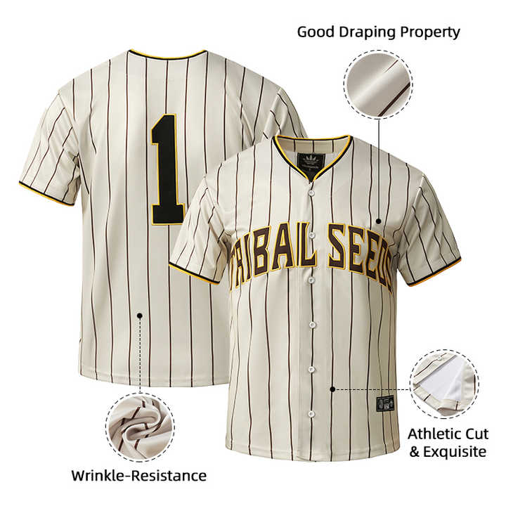 Custom Youth Baseball Uniform Set Button up Baseball Jersey Embroidery ...