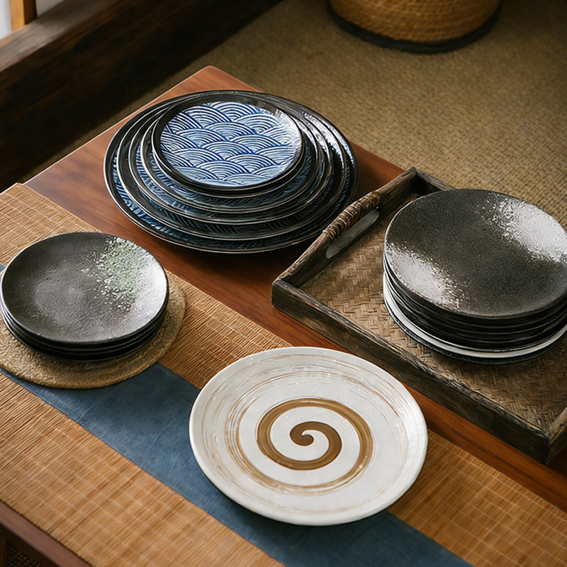 High Quality Restaurant Dinnerware Plates 6/8/10 Inch Porcelain Ceramic ...