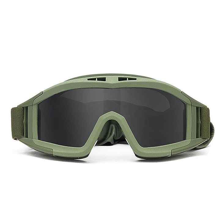 Professional Goggles Tactical Sunglasses with Glasses 3 Lens Kit ...