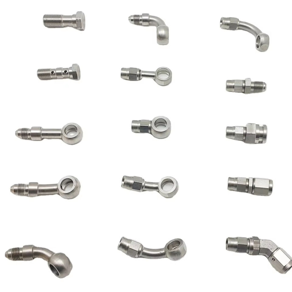 Brake Hose Fittings Pneumatic Compression Fittings Hydraulic Stainless ...