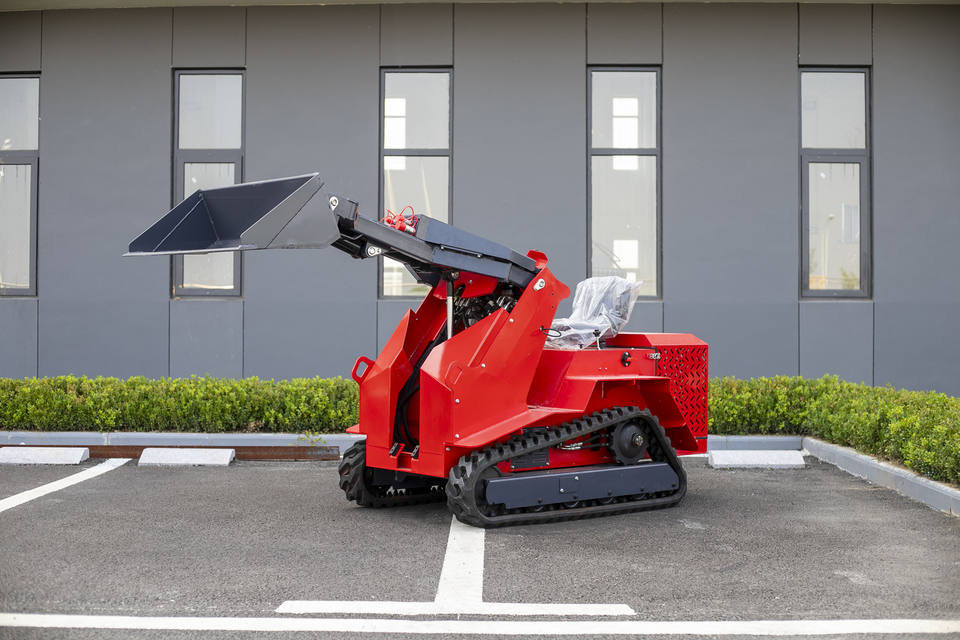 KUUGAO Custom Coloured Mini Skid Steer Loader Diesel/Gasoline Engine ...