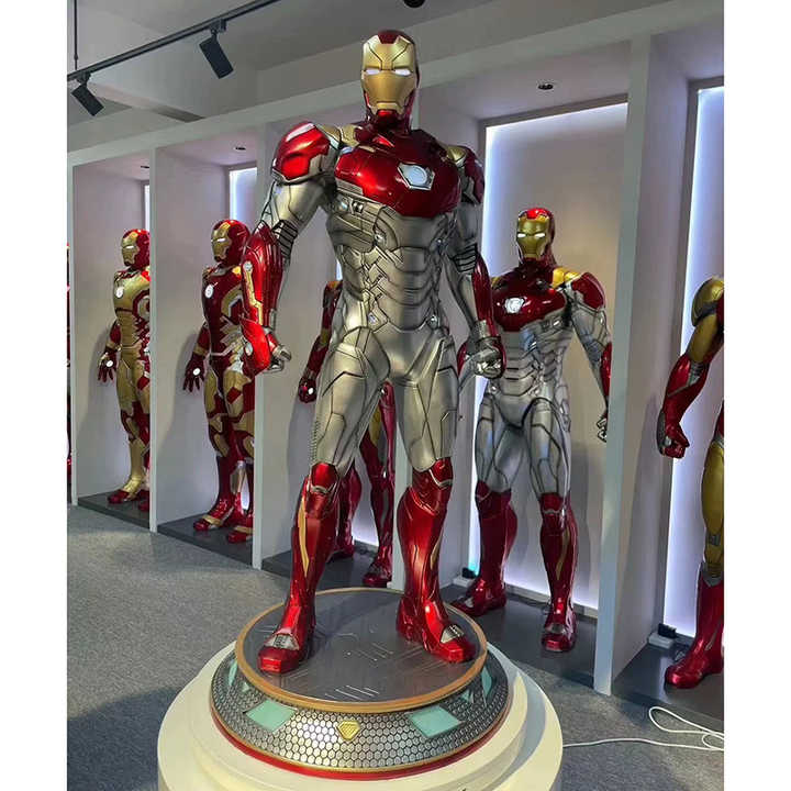 Custom Avengers Life-Size MK47 Iron Man Statue for Sale