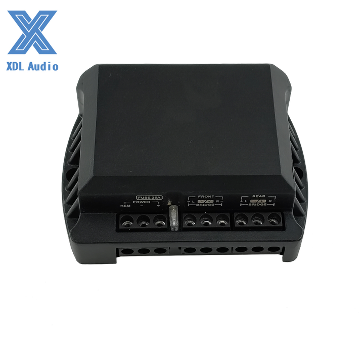 Mini 100W*4CH Class D Amplifier with Crossovers and Equalizers Die-Cast ...